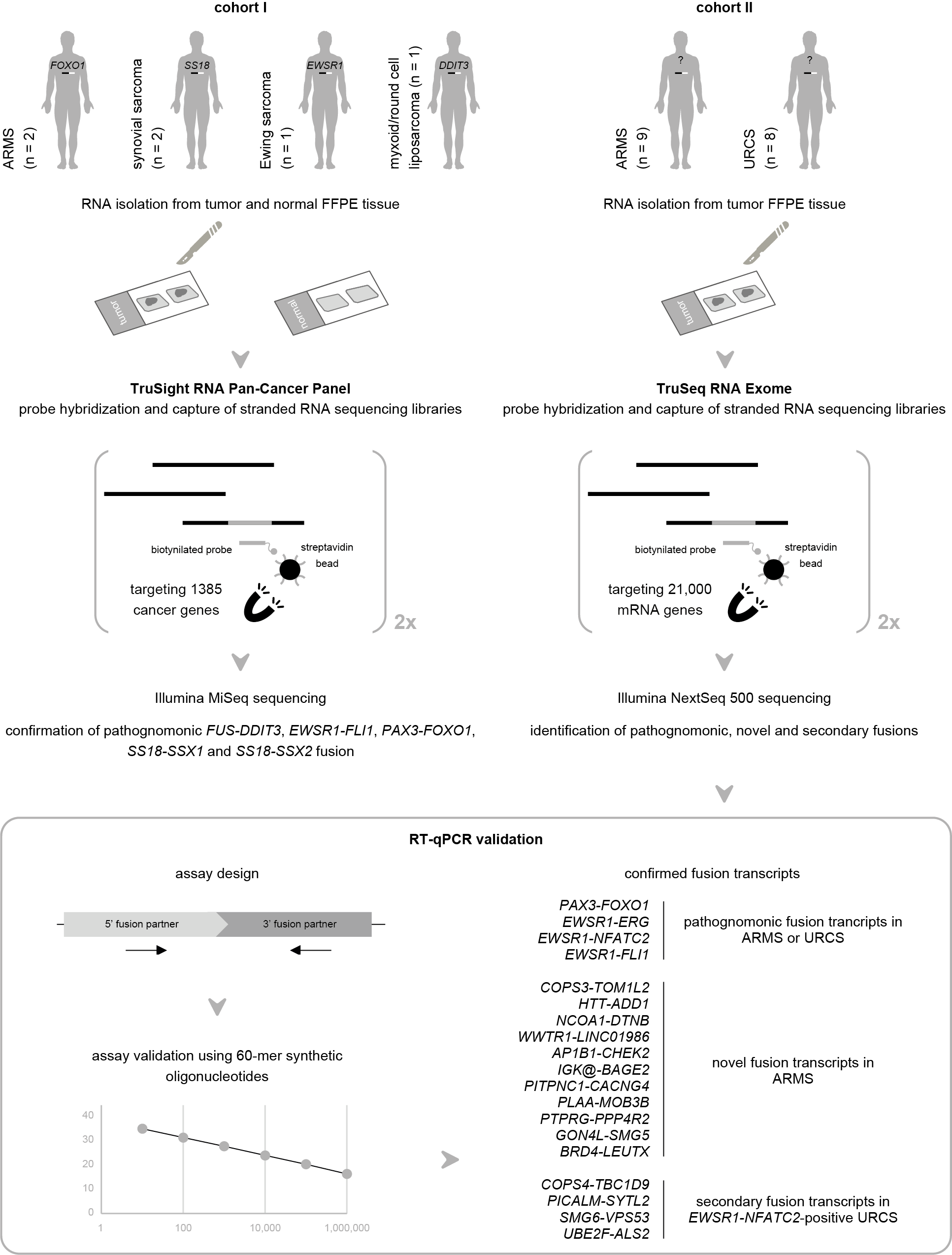 mRNA capture sequencing and RT-qPCR for the detection of pathognomonic ...